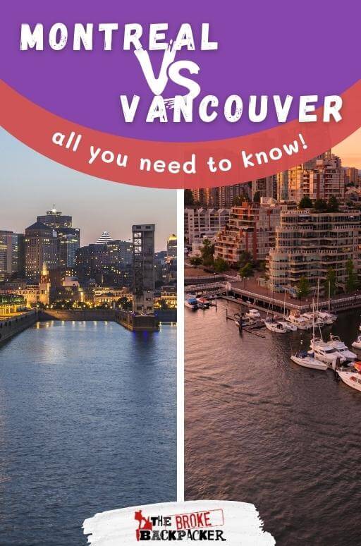 BEST Guide for Choosing Between Montreal vs Vancouver (2026)