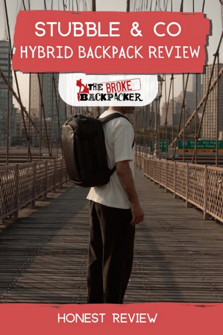 Stubble & Co Hybrid Backpack Review - My New Fave 30L Travel Bag - The ...